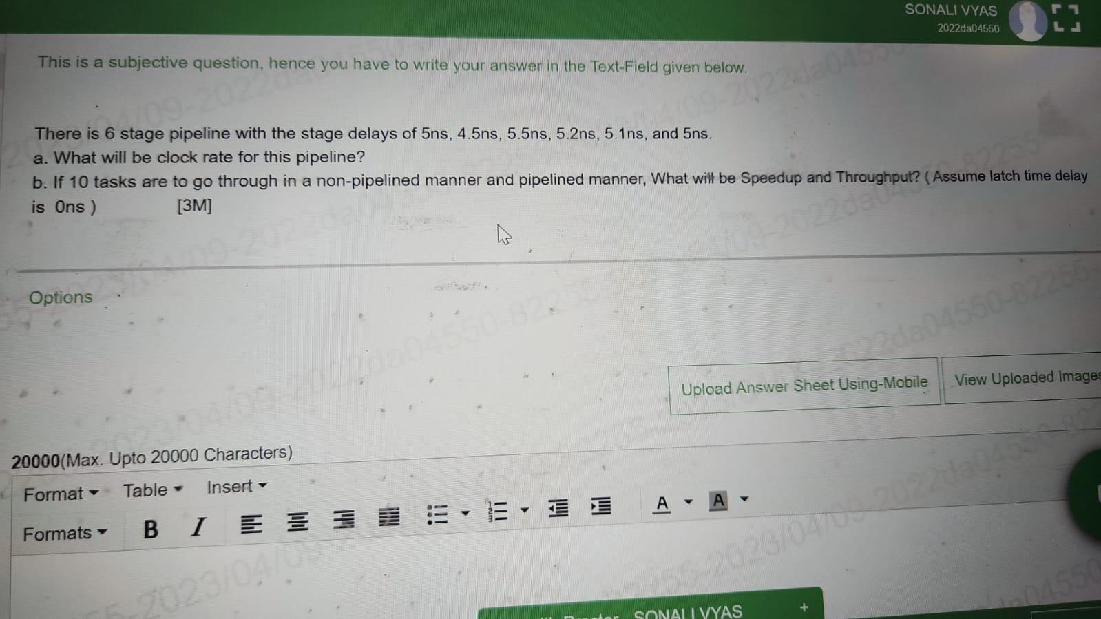 Solved This is a subjective question, hence you have to | Chegg.com