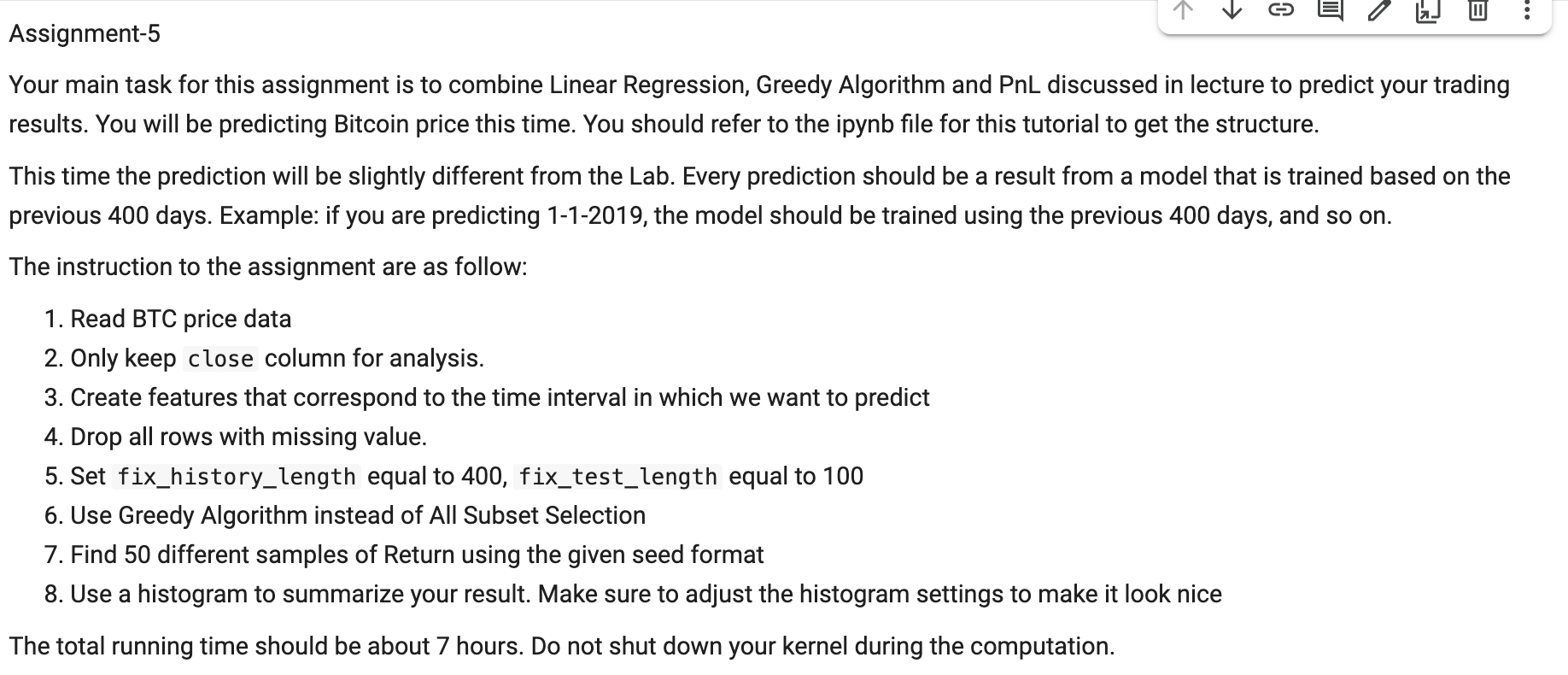Solved Assignment-5 ﻿Your main task for this assignment is | Chegg.com
