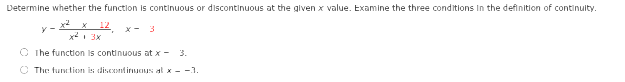 Solved Determine Whether The Function Is Continuous Or