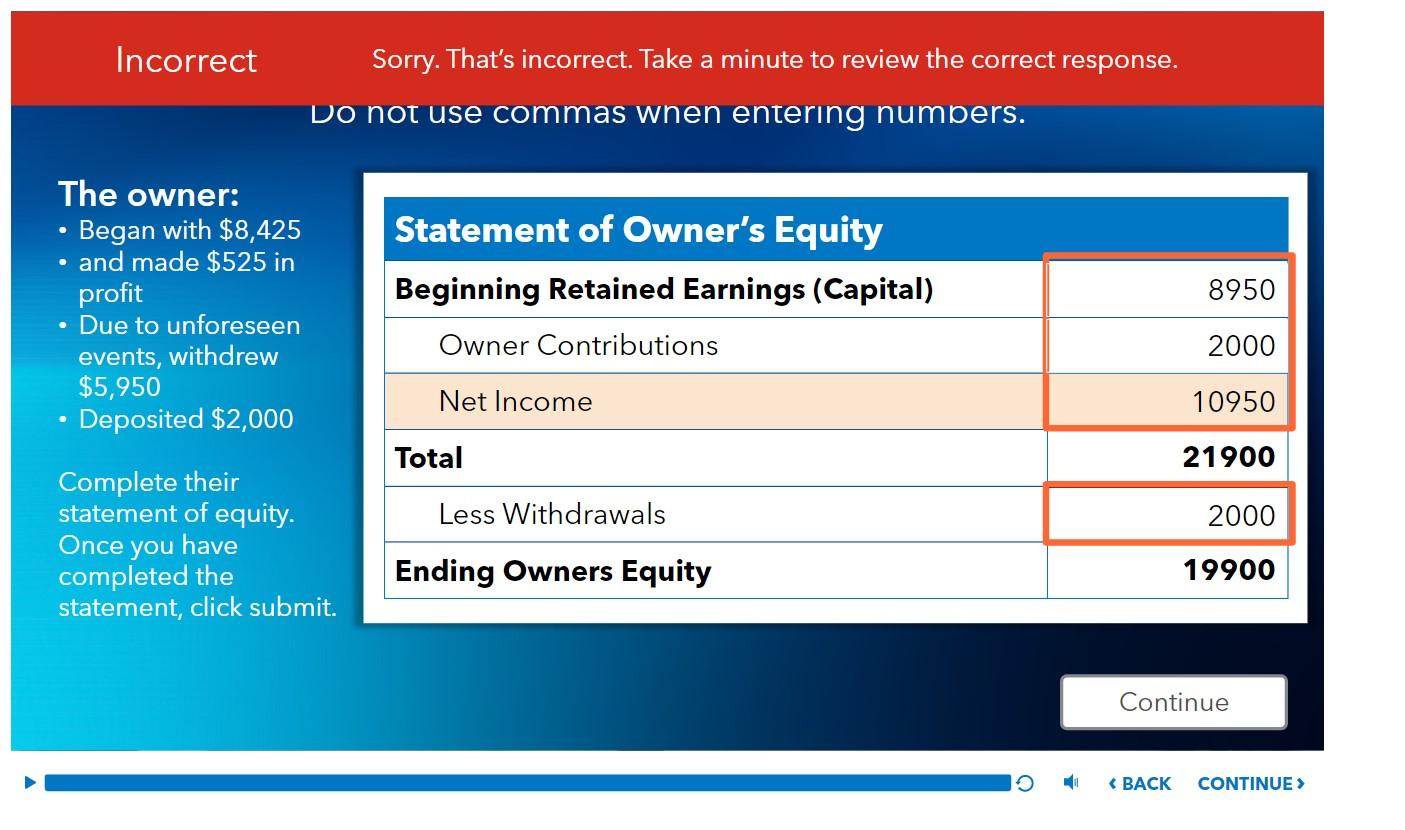 Solved Incorrect Sorry. That's incorrect. Take a minute to | Chegg.com