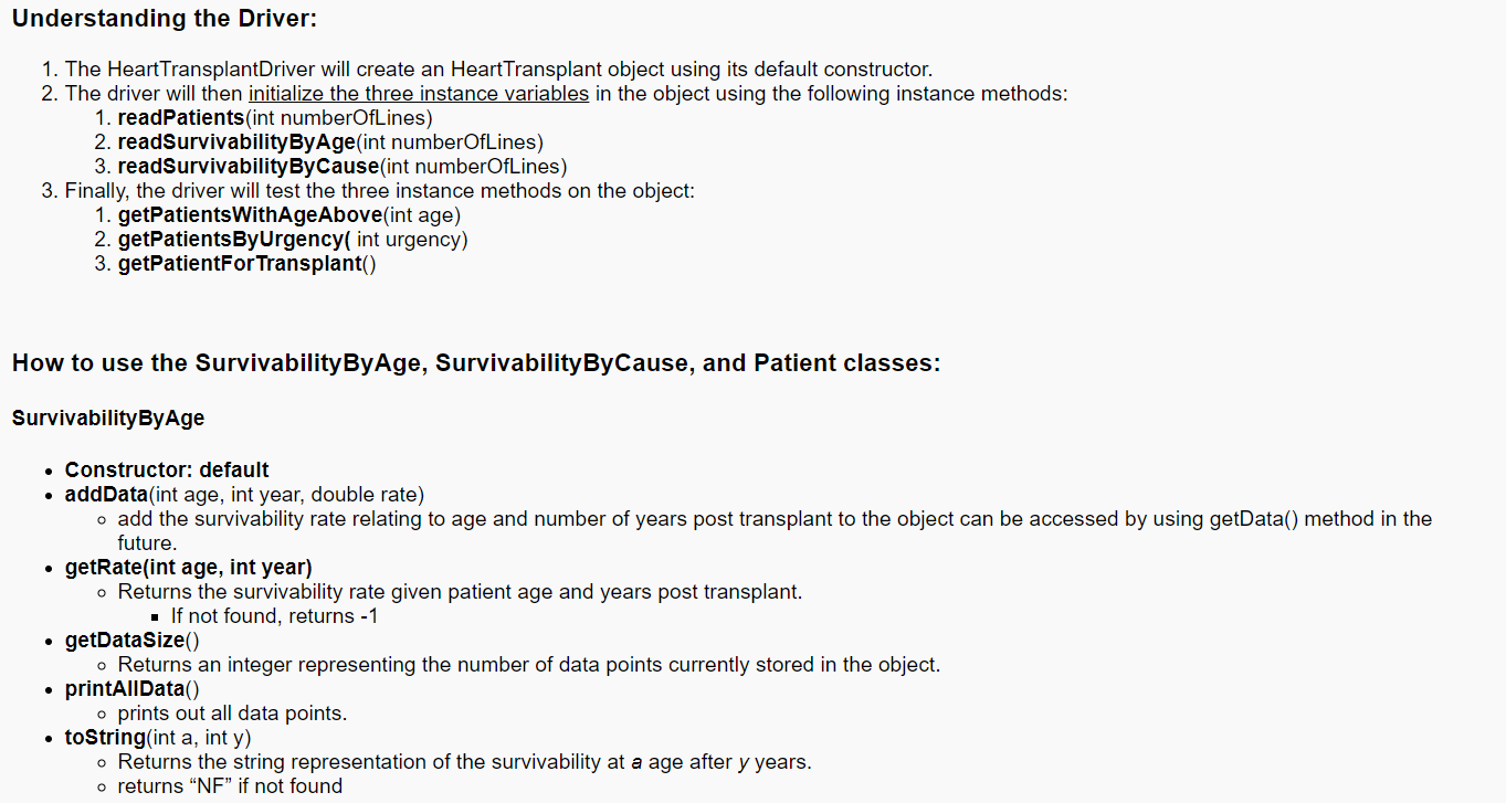 Solved Heart Transplant −80 course points This assignment | Chegg.com