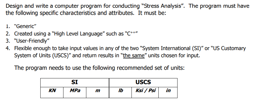 Design and write a computer program for conducting | Chegg.com