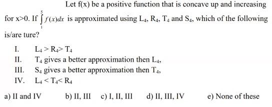 Solved Let f(x) be a positive function that is concave up | Chegg.com