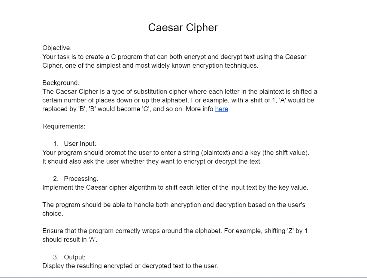 Solved Objective: Your task is to create a C program that | Chegg.com