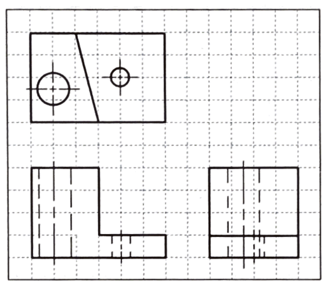 Solved 1.) Find and sketch the missing view and draw the | Chegg.com