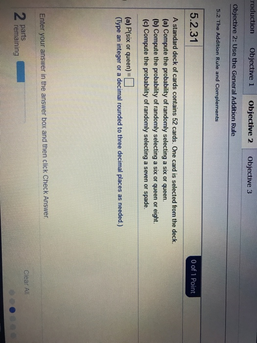 Solved roductionObjective 1 objective 2 Objective 3 | Chegg.com