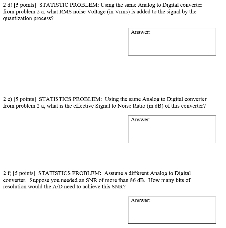 Solved Problem 2 a, 16-bit 1 LSB = 5.04 x 10^-5 V | Chegg.com