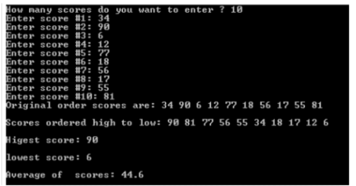 Solved Develop program to read as many test scores as the | Chegg.com