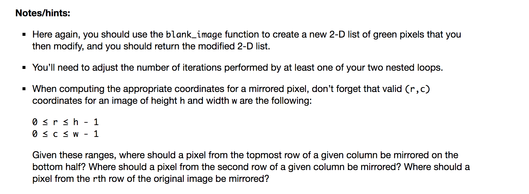 Solved Notes/hints: • Here again, you should use the | Chegg.com
