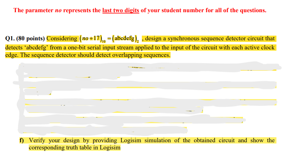 Solved (Ex: for 122202099 / (99)10 = (63)16, ﻿no=63 ﻿H)NOTE: | Chegg.com