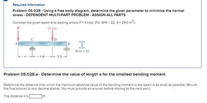 Solved Required information Problem 05.028 - Using a free | Chegg.com