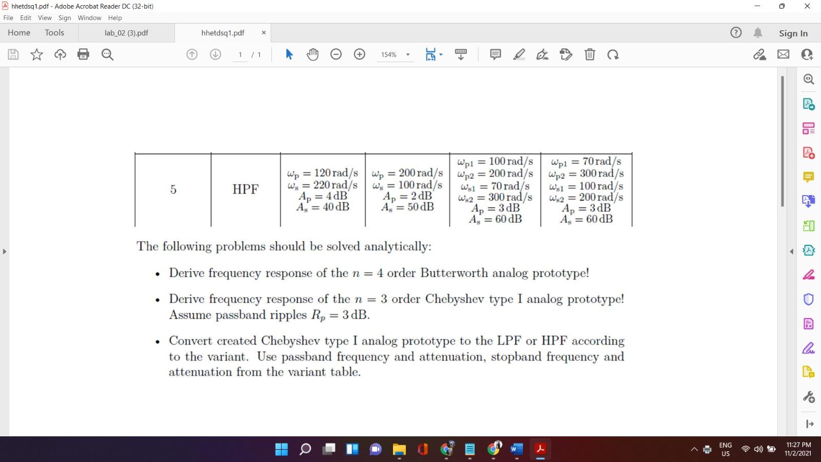 - х hhetds1.pdf - Adobe Acrobat Reader DC (32-bit) | Chegg.com
