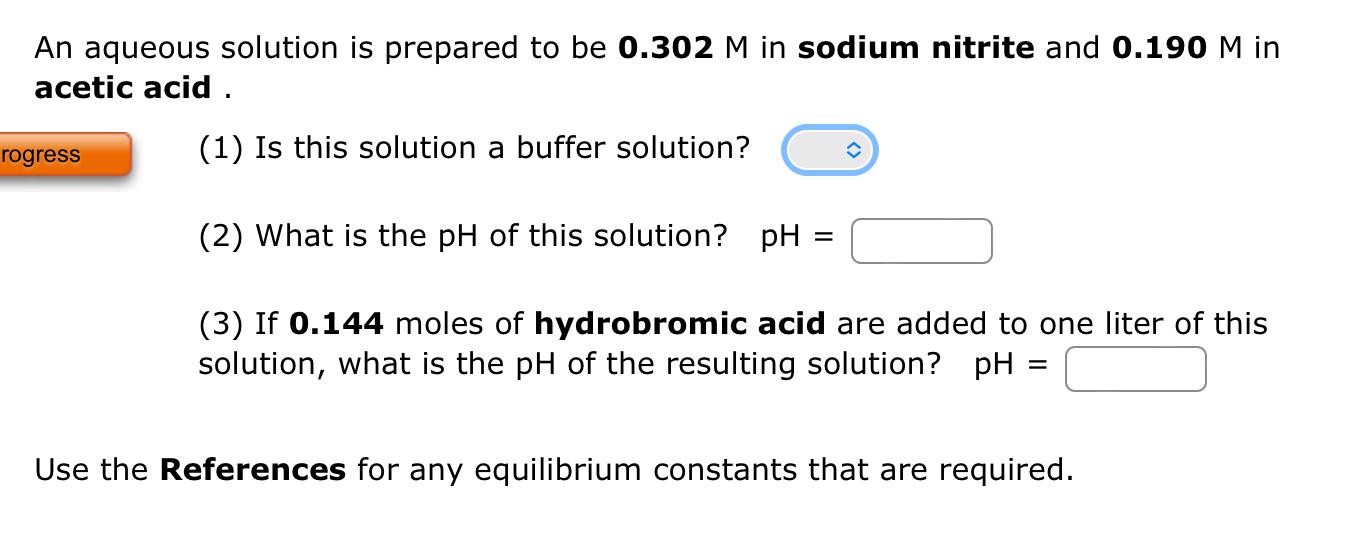 Solved An aqueous solution contains 0.431M hypochlorous | Chegg.com