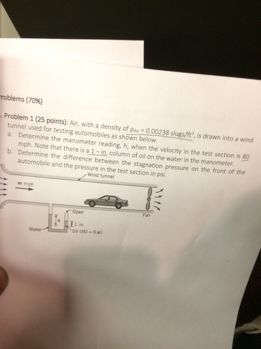 Solved roblems (7096) Problem 1 (25 points): Air, with a | Chegg.com Solved roblems (7096) Problem 1 (25 points): Air, with a | Chegg.com