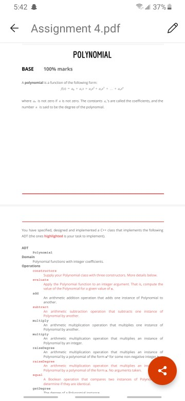 Polynômes du second degré