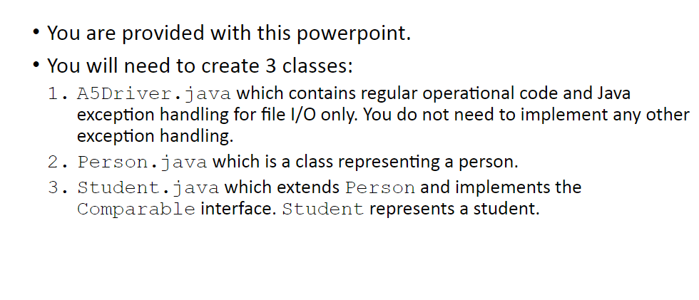 Solved • You are provided with this powerpoint. • You will | Chegg.com