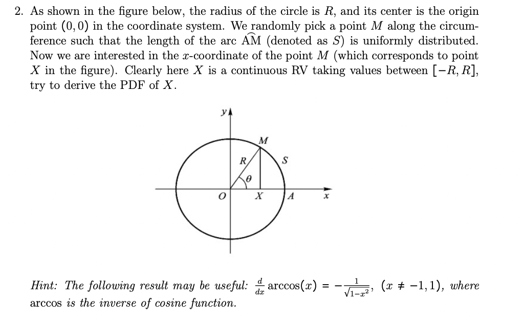 [Solved]: As shown in the figure below, the radius of the c