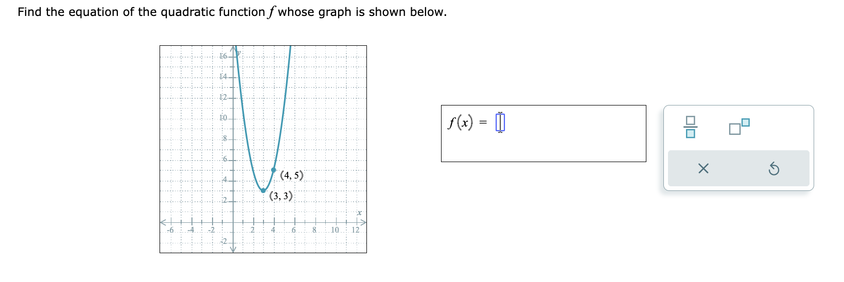 Solved Write the quadratic equation whose roots are 4 and 6 | Chegg.com