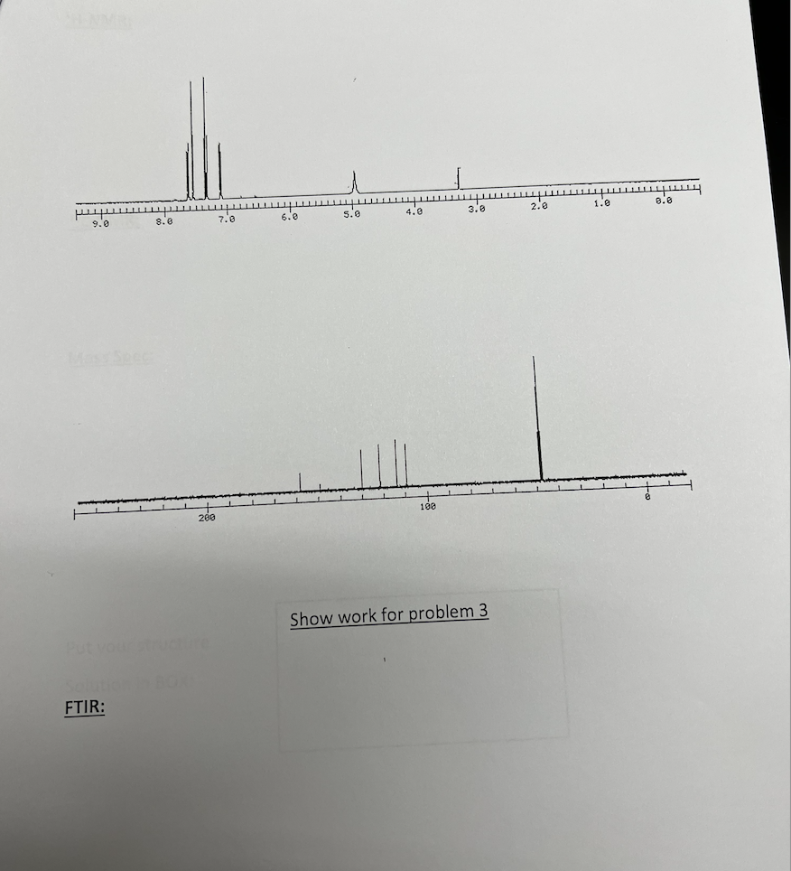 Solved 3. C6H5NO3 MASS SPECTRUM 100 80 50 Rel. Intensity 40 | Chegg.com
