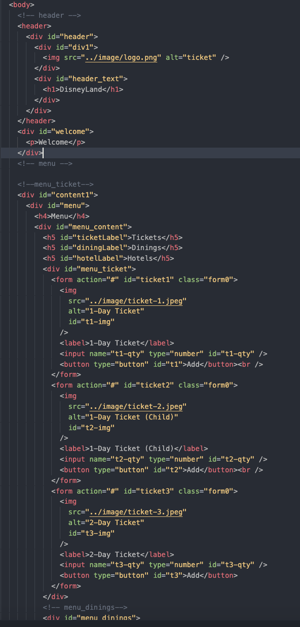 Solved javascript //////////////////order | Chegg.com