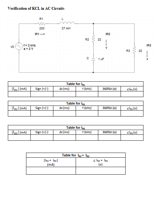 Solved The objective of this experiment is to study RLC | Chegg.com