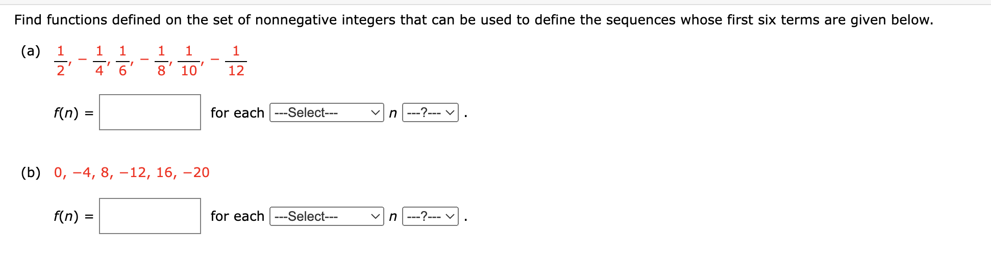 Solved Find Functions Defined On The Set Of Nonnegative