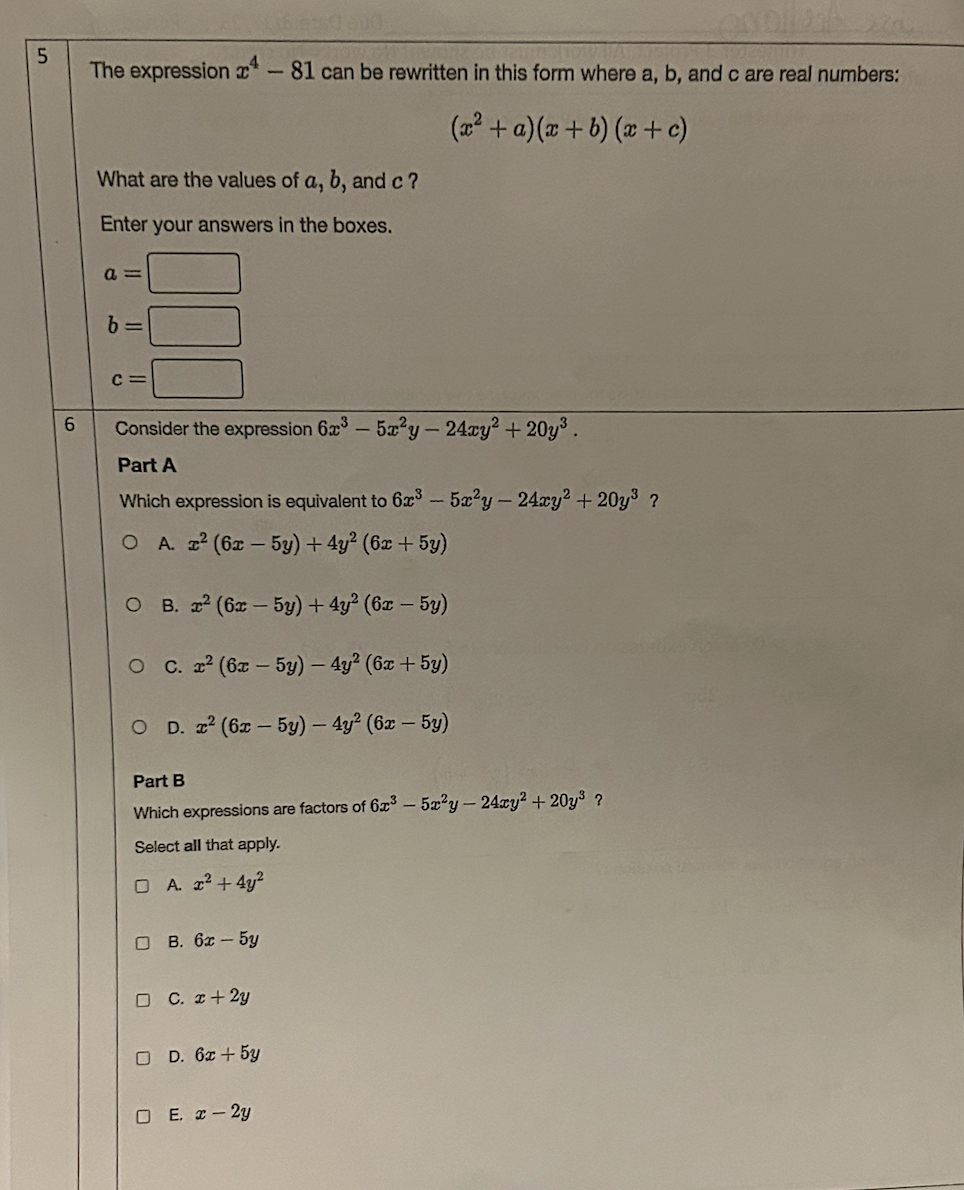 Solved Given that x>0, which expression is equivalent to | Chegg.com