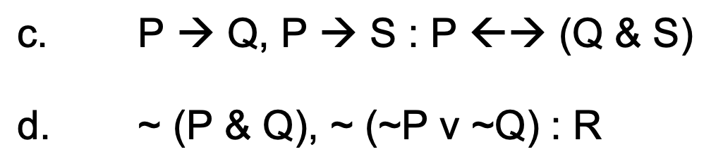 Solved Use truth trees to determine whether the following | Chegg.com