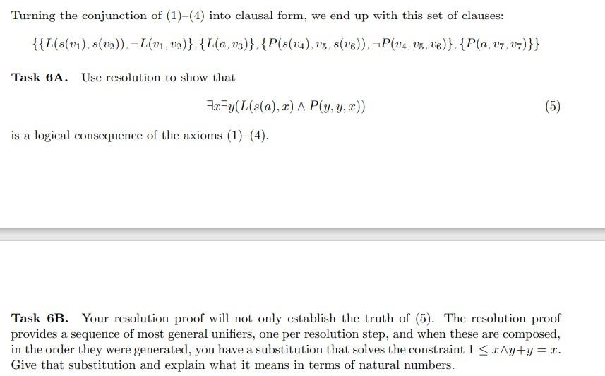 Solved The notation we use for first-order predicate logic | Chegg.com