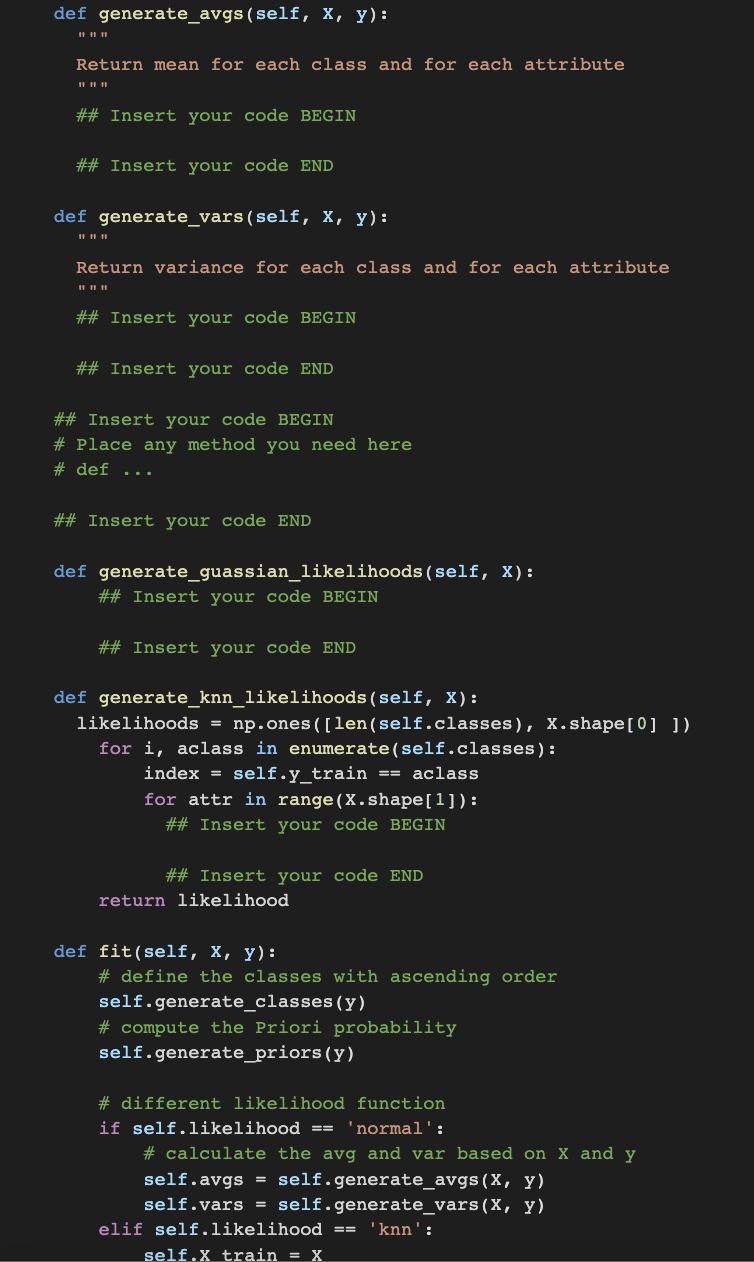 Solved FIll in the code where it is marked #Insert your code | Chegg.com
