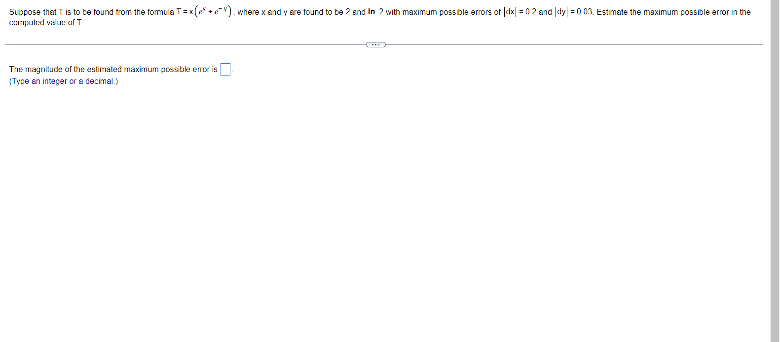 Solved computed value of T. The magnitude of the estimated | Chegg.com