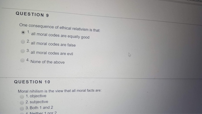 Solved QUESTION 5 Ethical objectivism is the view that moral | Chegg.com