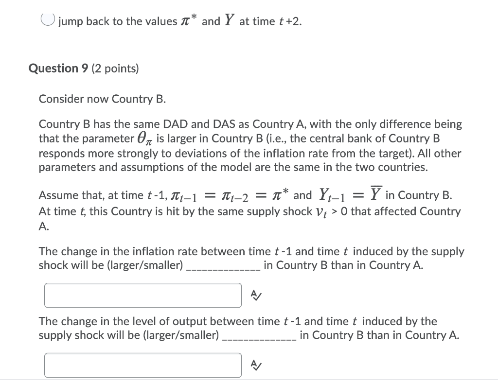 Consider Country A, where the Dynamic Aggregate | Chegg.com