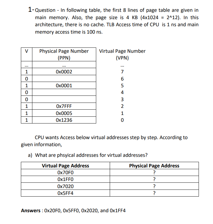 Solved 1-Question - ﻿In following table, the first 8 ﻿lines | Chegg.com
