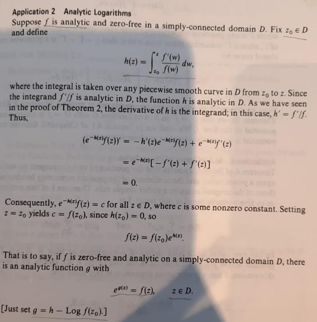Solved a 22. Let D be a simply-connected domain and f an | Chegg.com