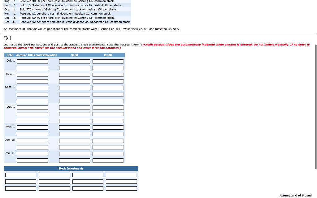 Solved *Problem 12-3A (Part Level Submission) On December | Chegg.com