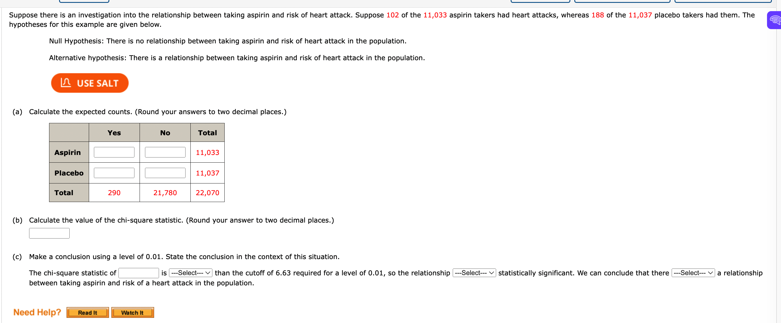 Solved hypotheses for this example are given below. Null | Chegg.com