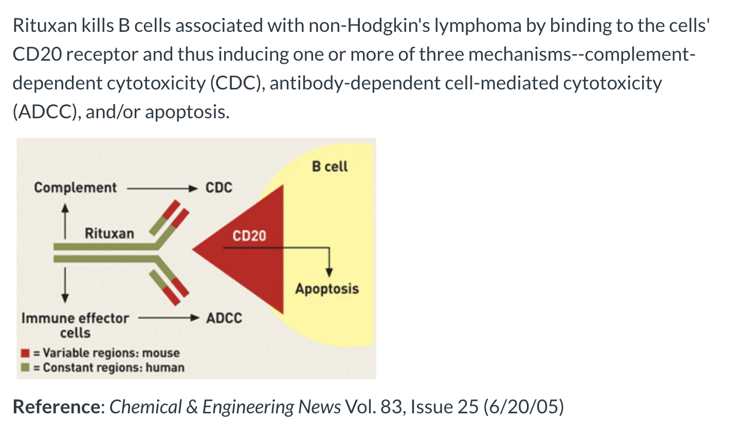 Solved Rituxan kills B cells associated with non-Hodgkin's | Chegg.com