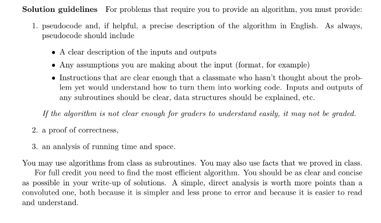 Solved Solution guidelines For problems that require you to | Chegg.com