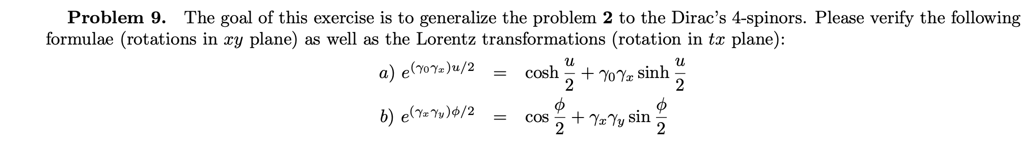 Solved Problem 9. The goal of this exercise is to generalize | Chegg.com