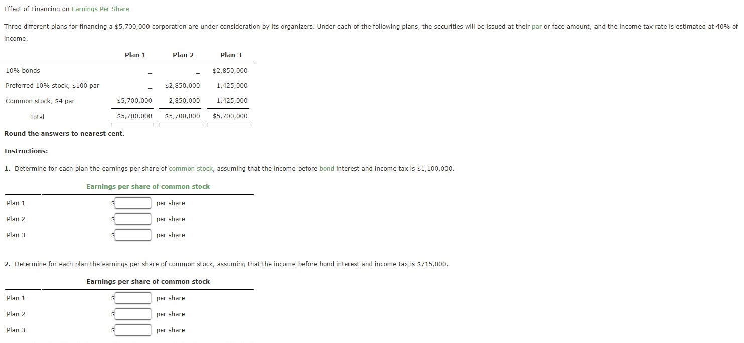 Solved Round the answers to nearest cent. Instructions: 1. | Chegg.com