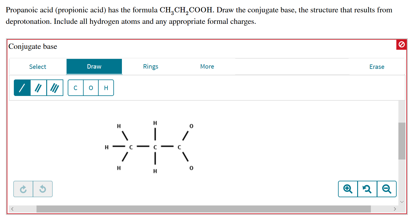 Solved Propanoic acid (propionic acid) has the formula | Chegg.com