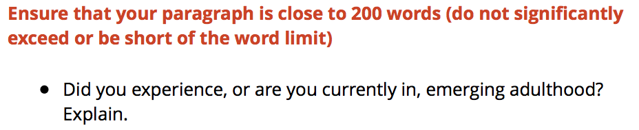 Solved Ensure that your paragraph is close to 200 words (do | Chegg.com