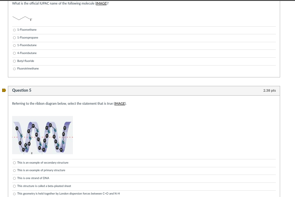 Solved What is the official IUPAC name of the following | Chegg.com