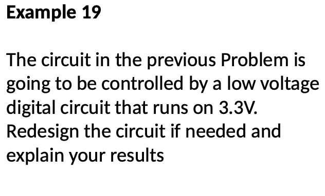 Solved Example 18 The IC vs VCE curve below resulted for the | Chegg.com