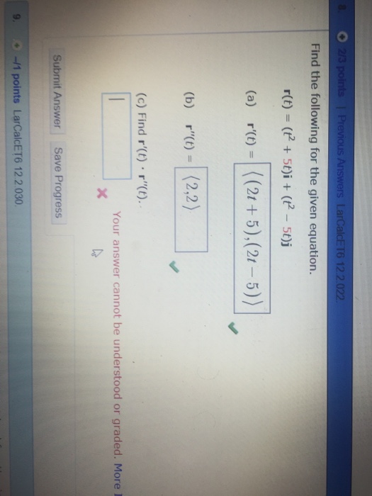 Solved Find the following for the given equation. r(t) = | Chegg.com