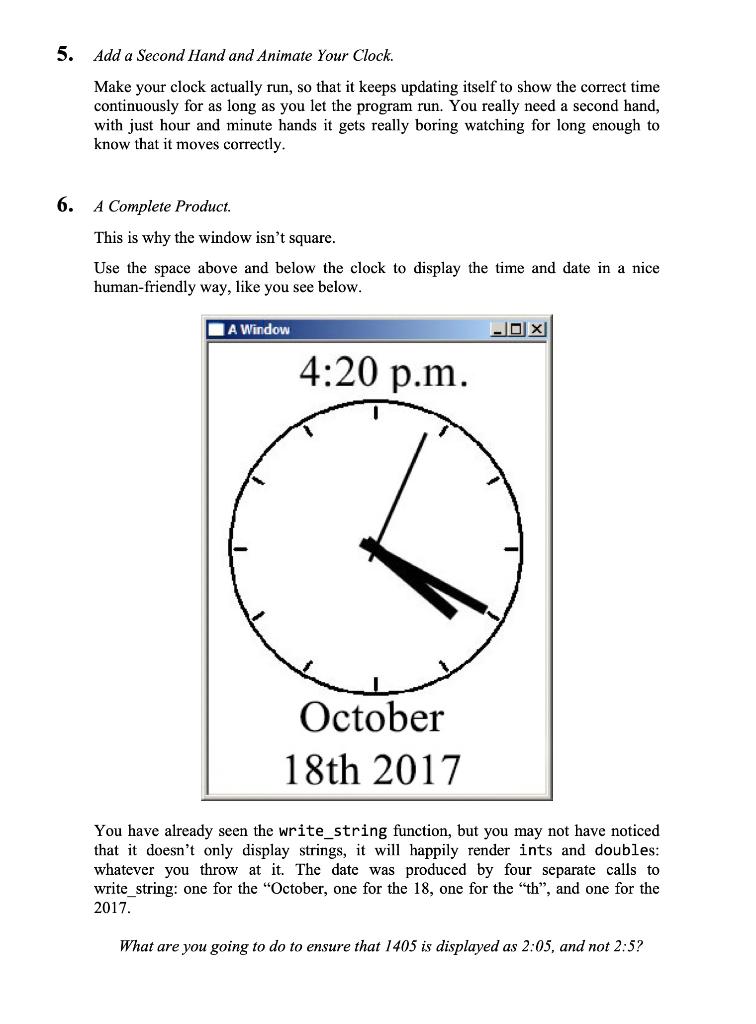 Solved The library contains functions called get_clock_time | Chegg.com