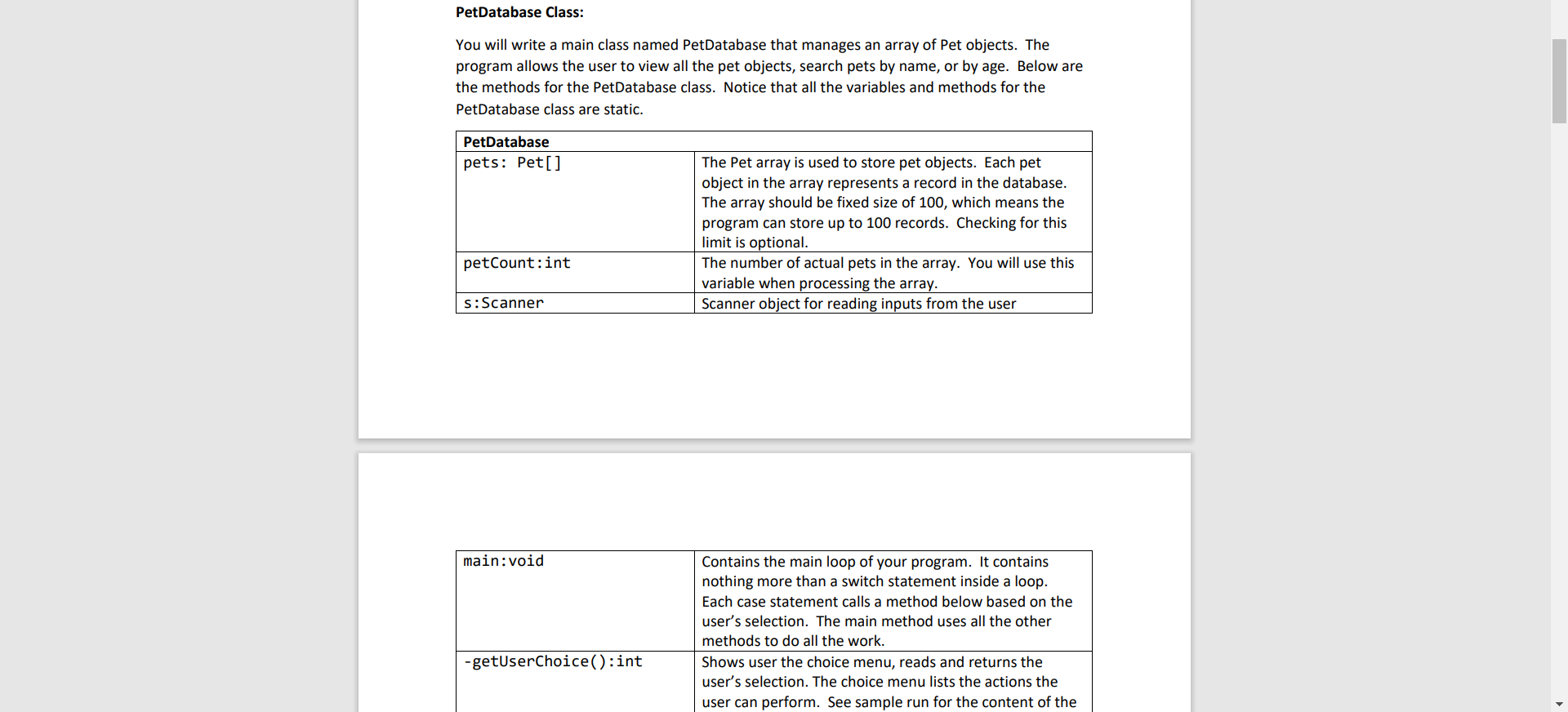 Solved Csc 222 Assignment 5 Topics Class Objects Array