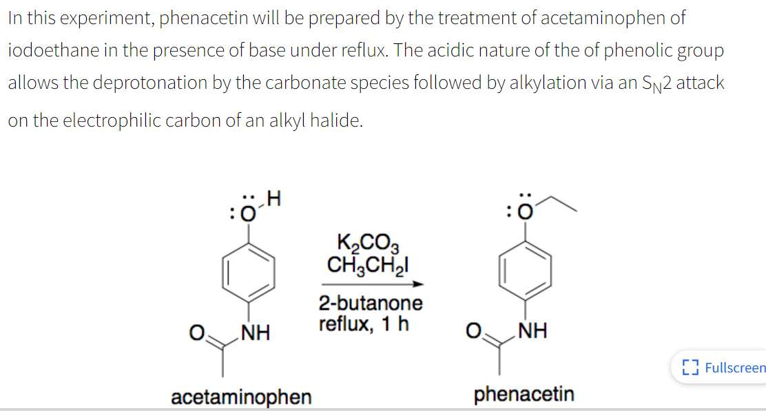 Solved In this experiment, phenacetin will be prepared by | Chegg.com