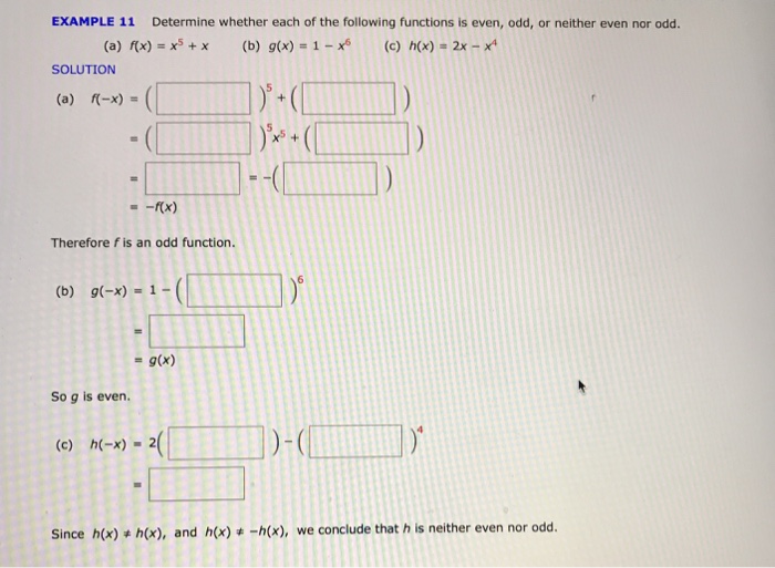 Solved EXAMPLE 11 Determine whether each of the following | Chegg.com